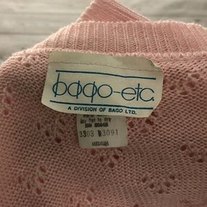Vintage | Sweaters | Vintage Knit Sweater Set With Shell Buttons | Poshmark